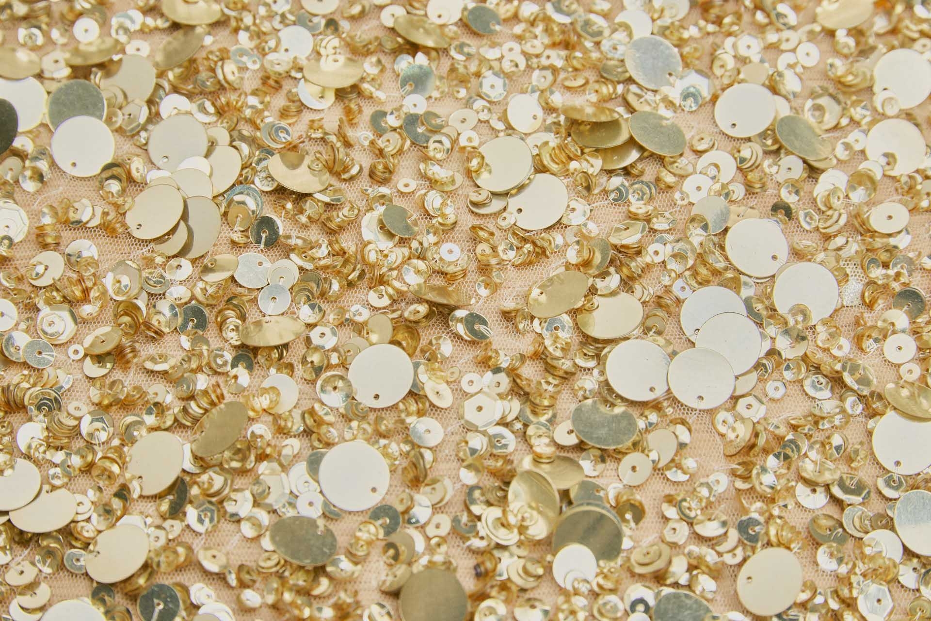 gold sequins
